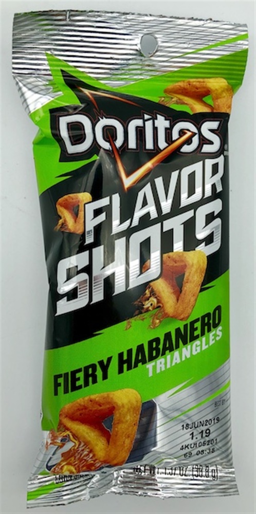 Doritos Flavor Shots Fiery Habanero Triangles (Pack of 6)