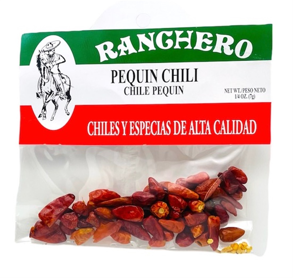 Dried Chile Pequin Chili Pods 1/4 oz